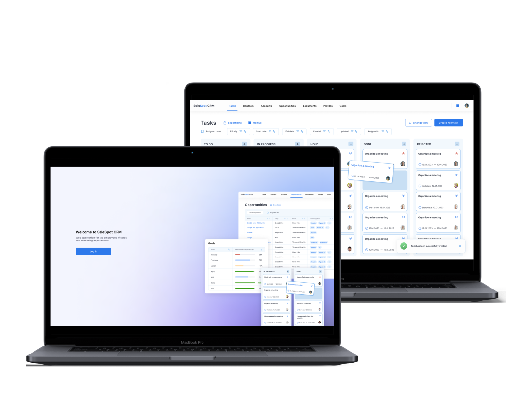 Secure CRM System for Sales and Marketing - IntexSoft